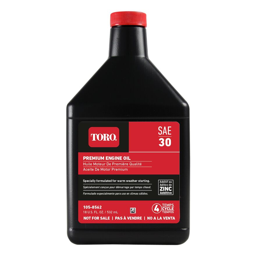 SAE 30 Engine Oil - 18 oz.OIL-BOTTLE, 18 OZ [TORO] - Turf Star Western